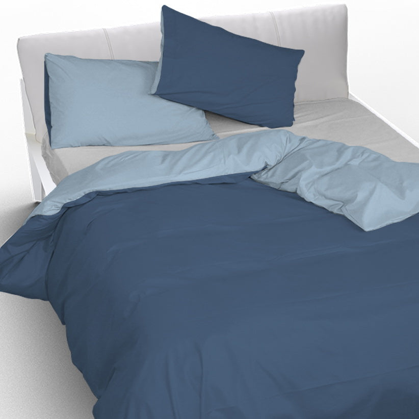 Funda de plumón Natura avio/azzu 2 plazas | Eurofunda