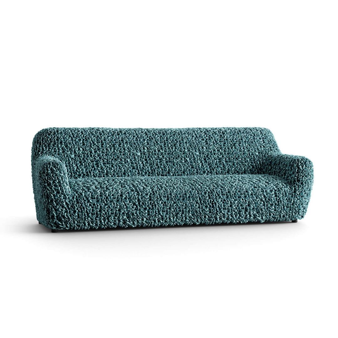 Fuco Velvet - Funda Sofa 4 cuerpos Green Emerald | Eurofunda